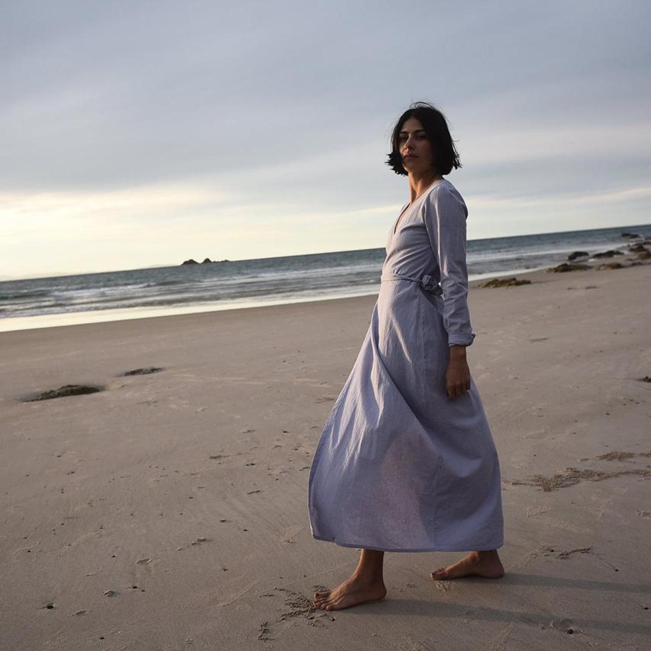 Maya Dress by Kehoe Studios Made from 100% Linen... - Depop