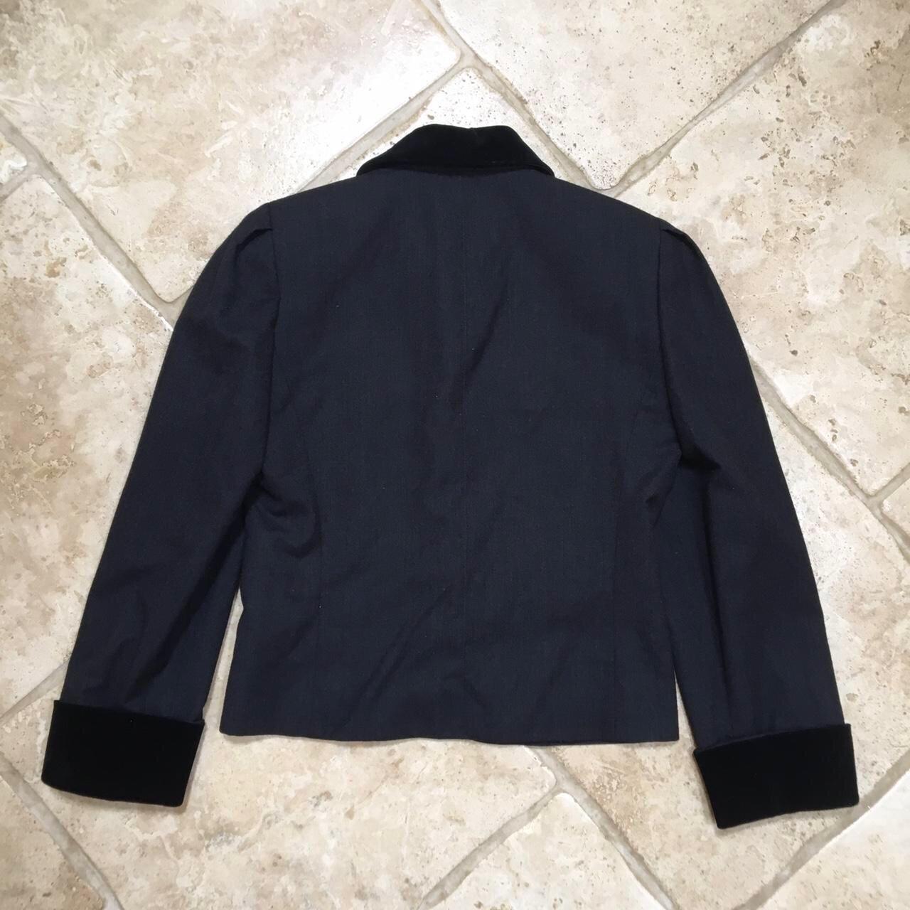 Jaeger vintage 1980s wool blazer Tag uk 8 Mandarin... - Depop