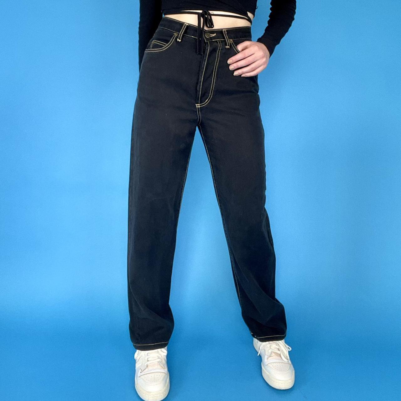 90S CONTRAST STITCH PANTS 🎥 Amazing vintage... - Depop