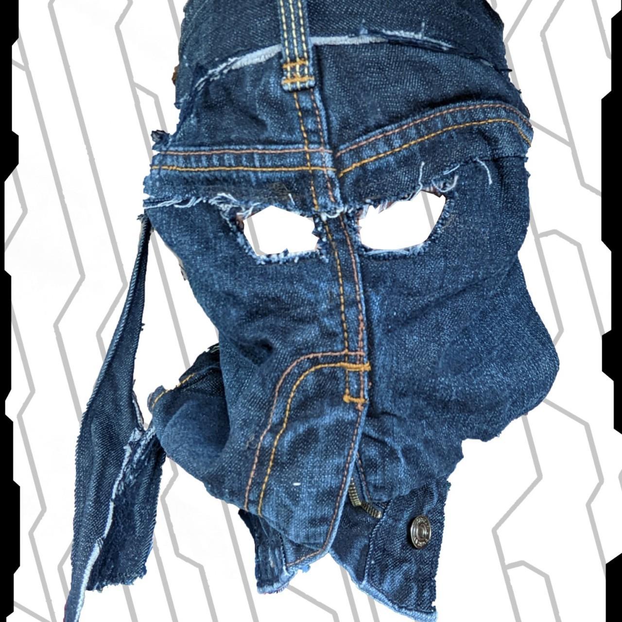 Navy Face-masks | Depop