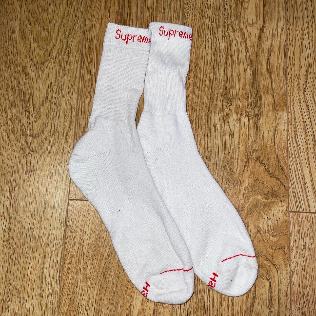 Supreme Socks Four pairs Available , selling all... - Depop