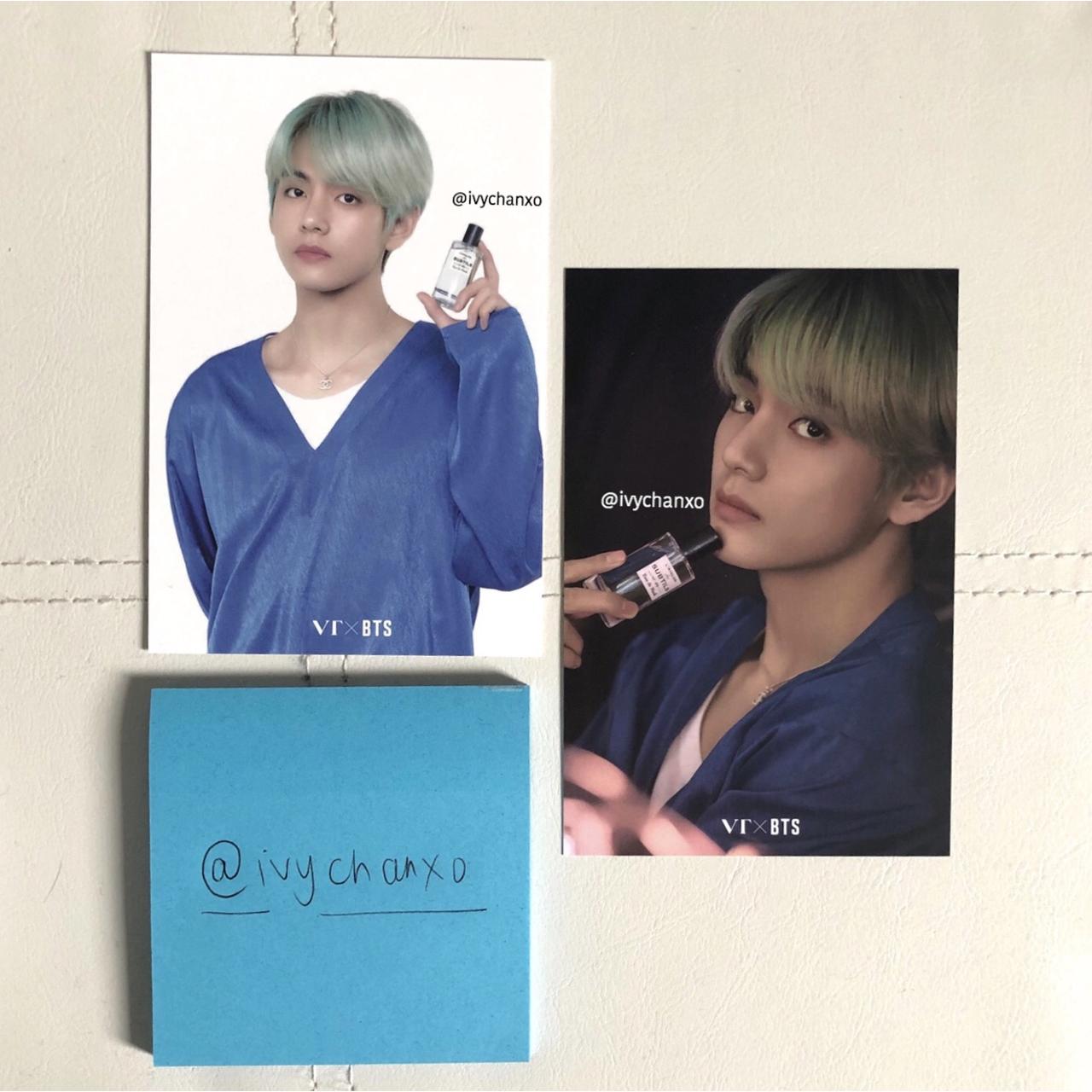 BTS X VT PERFUME OFFICIAL TAEHYUNG / V PHOTOCARDS... - Depop