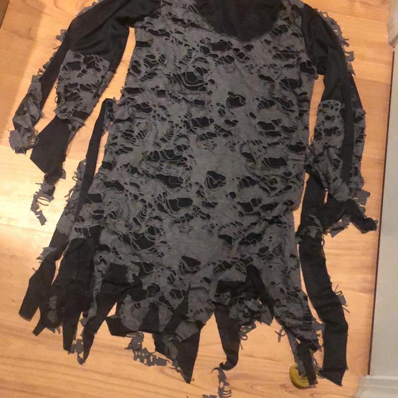 Gothic SeXy Witchy Zombie tattered Dress size medium... - Depop