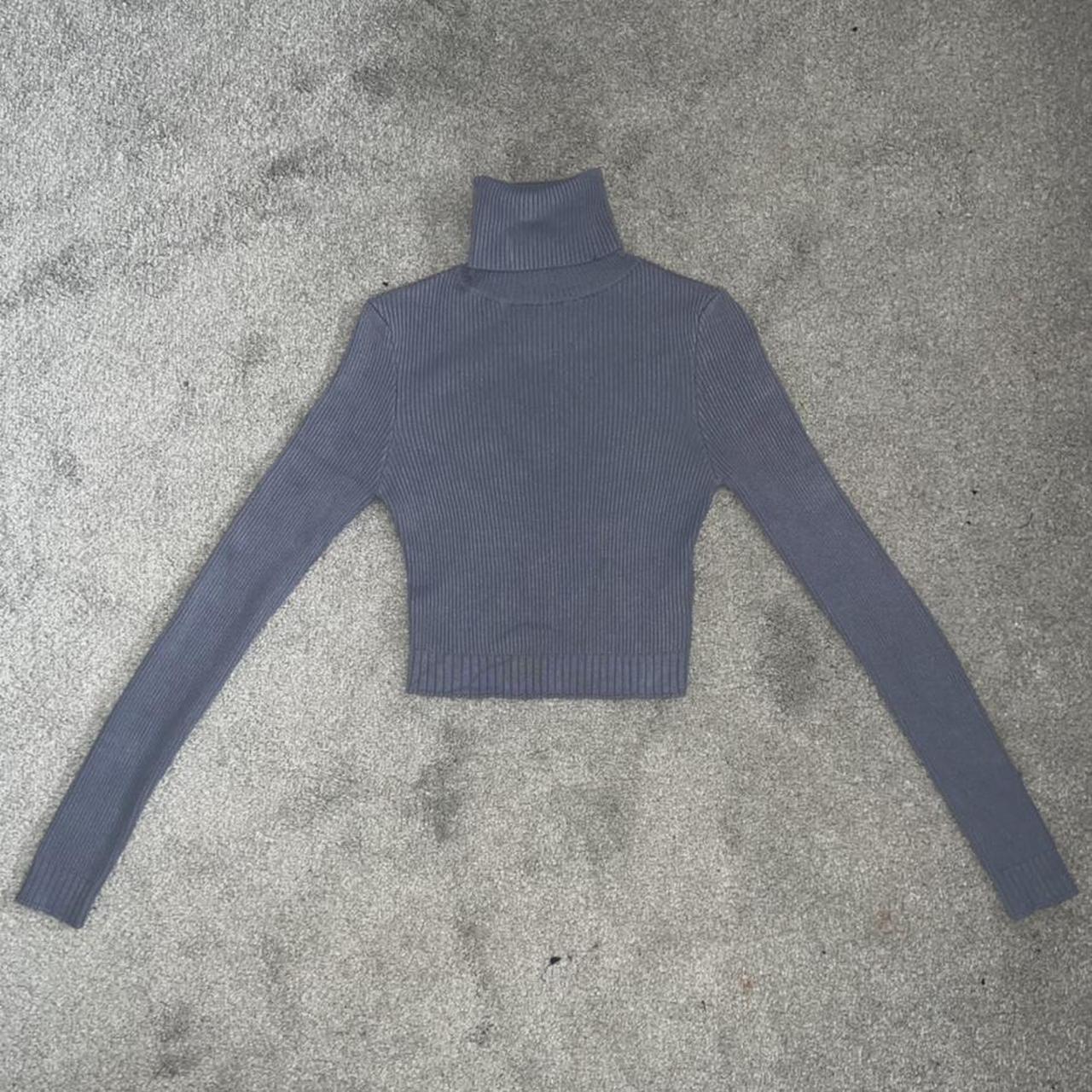 Missguided Womens Blue Crop Top Depop