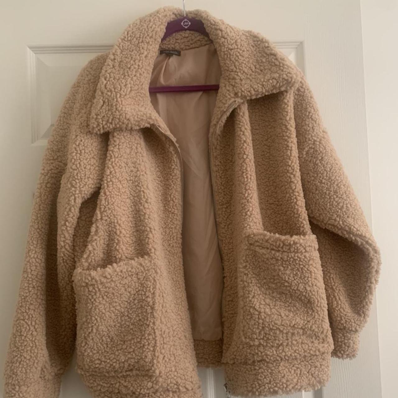 Teddy coat, wild fable, size M/L but oversized.... - Depop