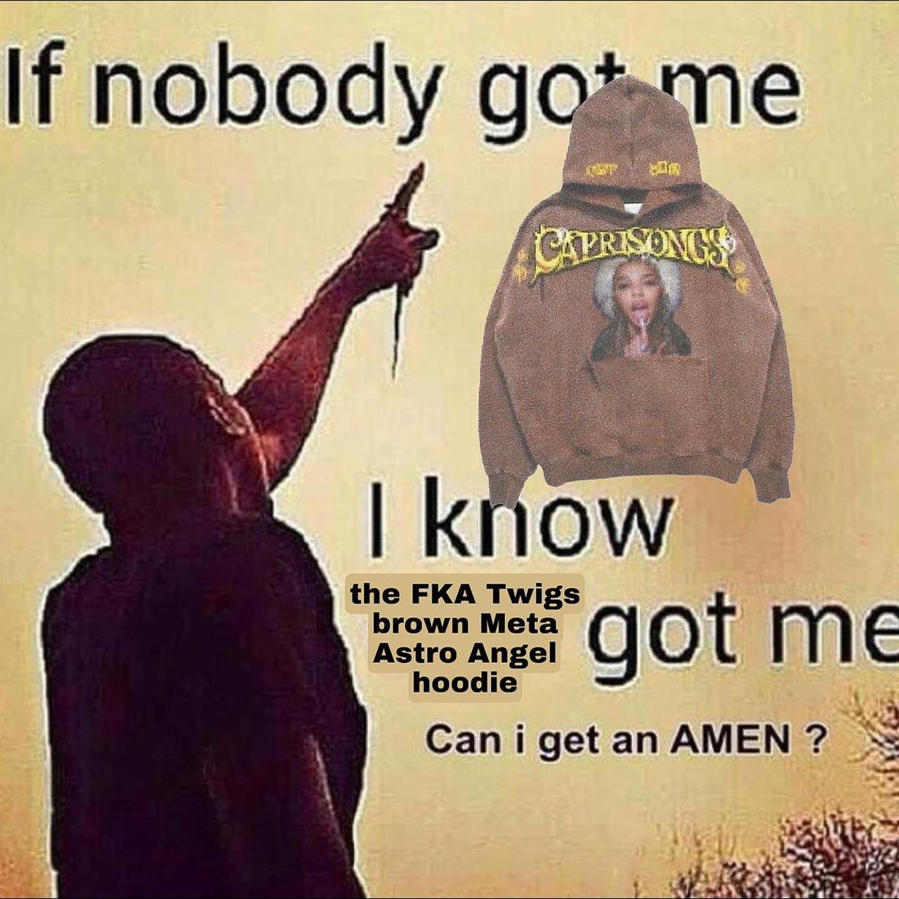ISO FKA Twigs Caprisongs merch Meta Angel hoodie. I... | Depop