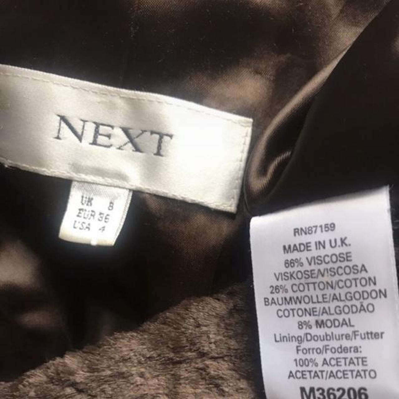 Stunning Next faux fur coat Extremely gorgeous and... - Depop