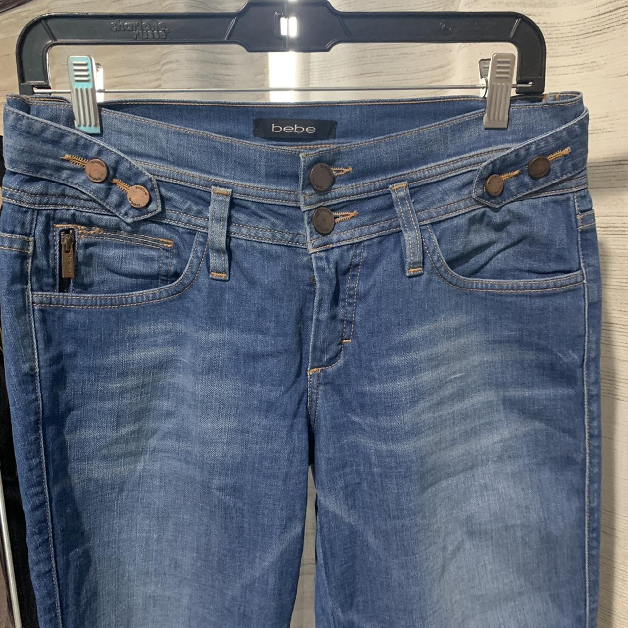 BEBE Wide Leg Jeans Size 29. These jeans sit right... - Depop