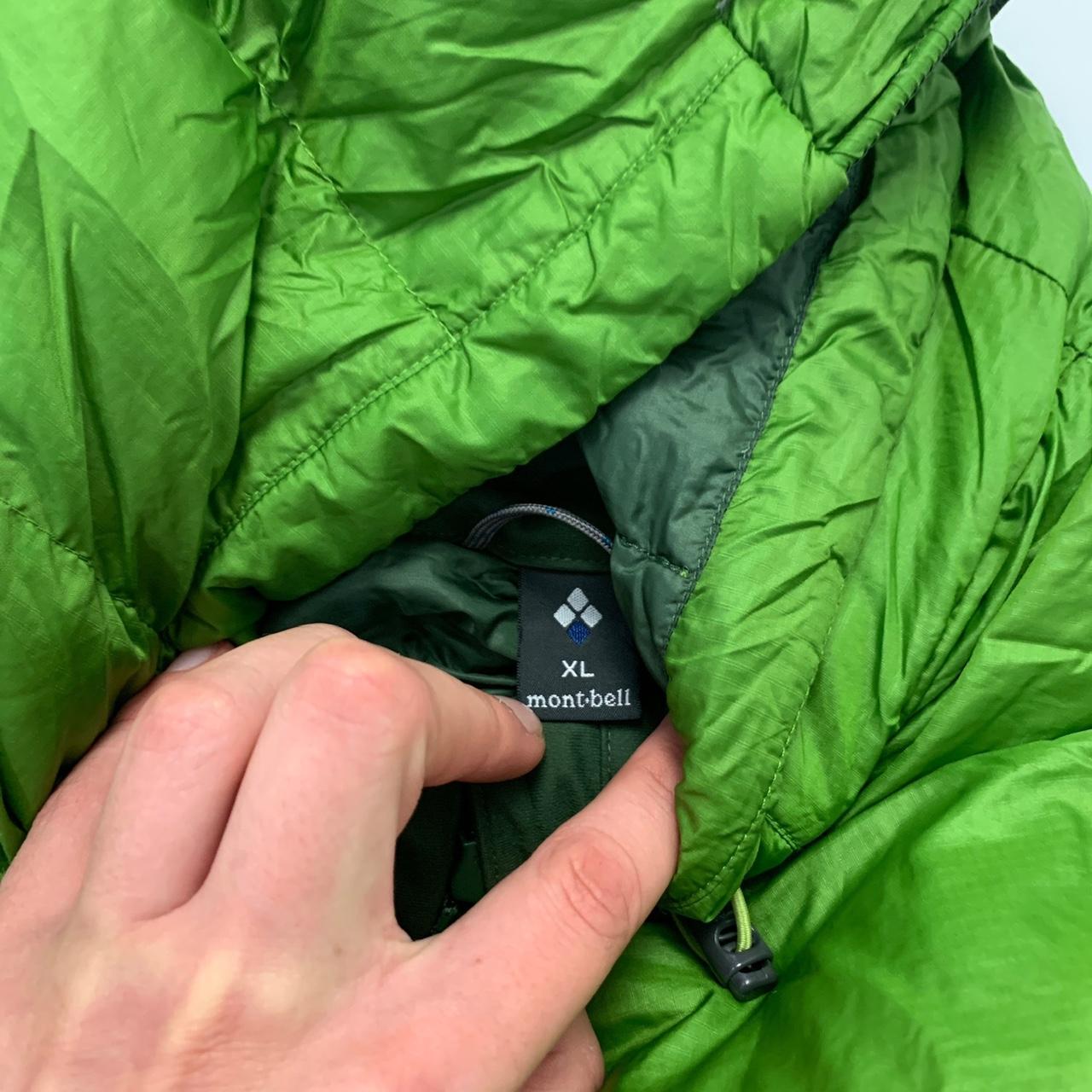 Montbell Puffer Size XL Green montbell hooded down... - Depop