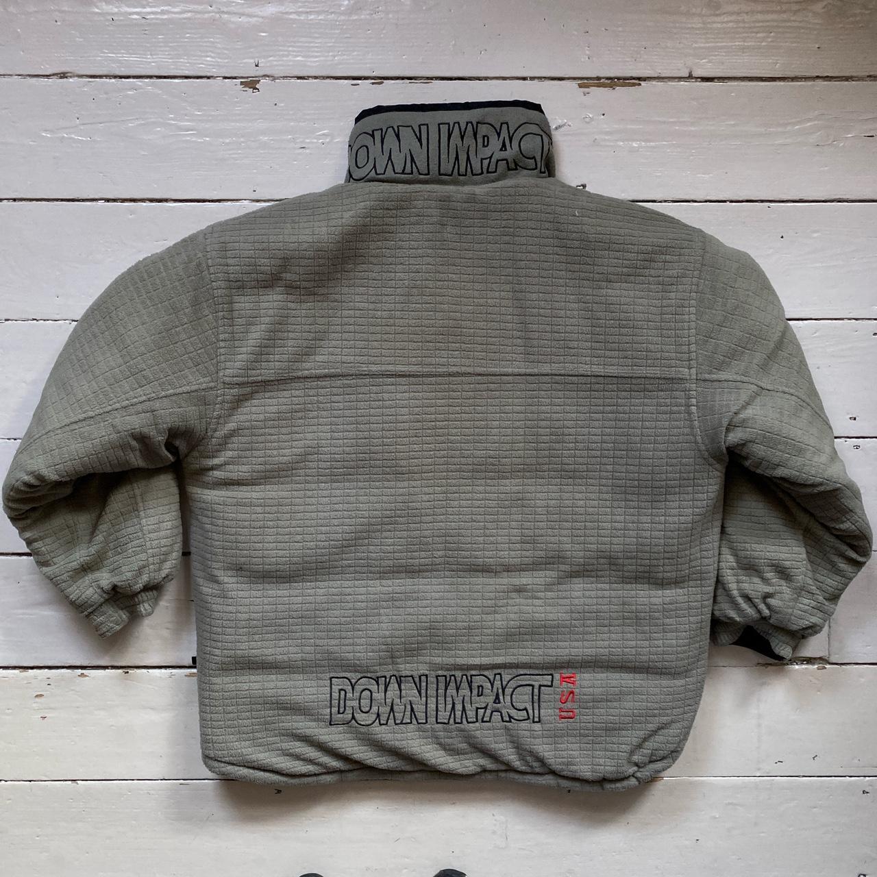 Down Impact Vintage Puffer Reversible Jacket 🌊 In... - Depop