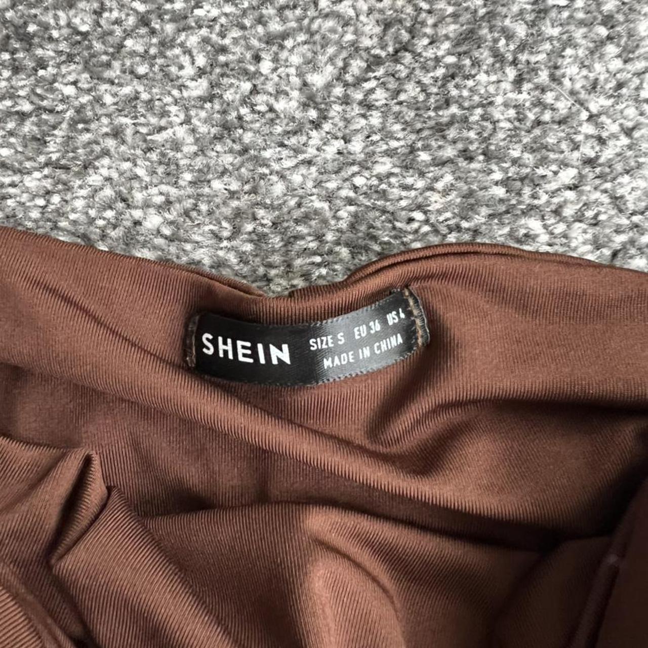 SHEIN Women's Brown Dress | Depop