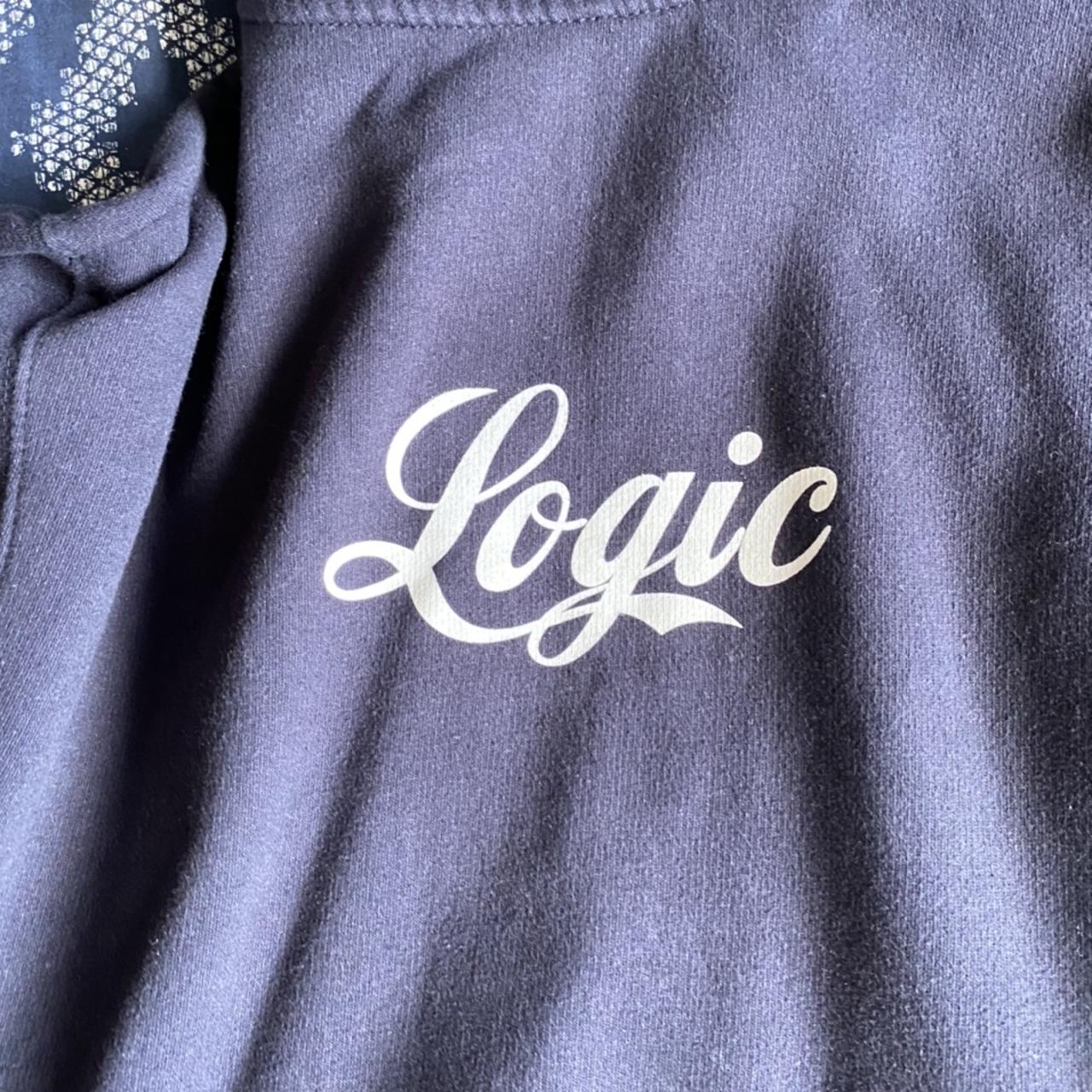 Logic the incredible true story hoodie merch Navy... - Depop