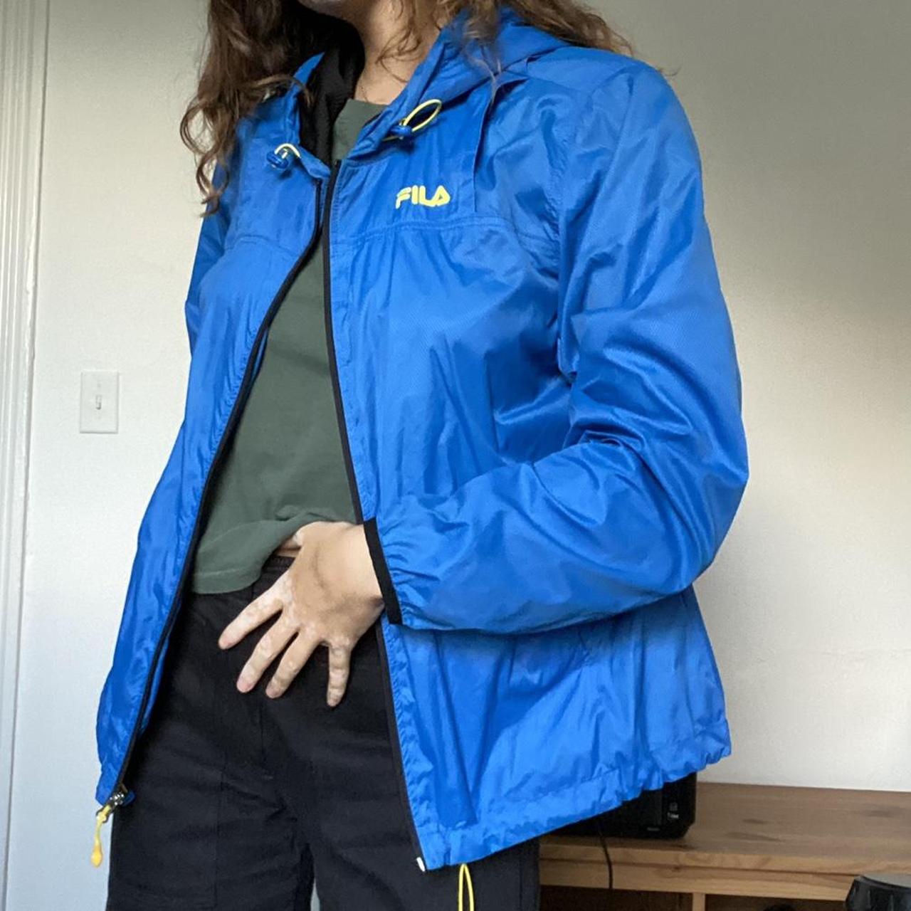 Fila Women's Blue Jacket | Depop
