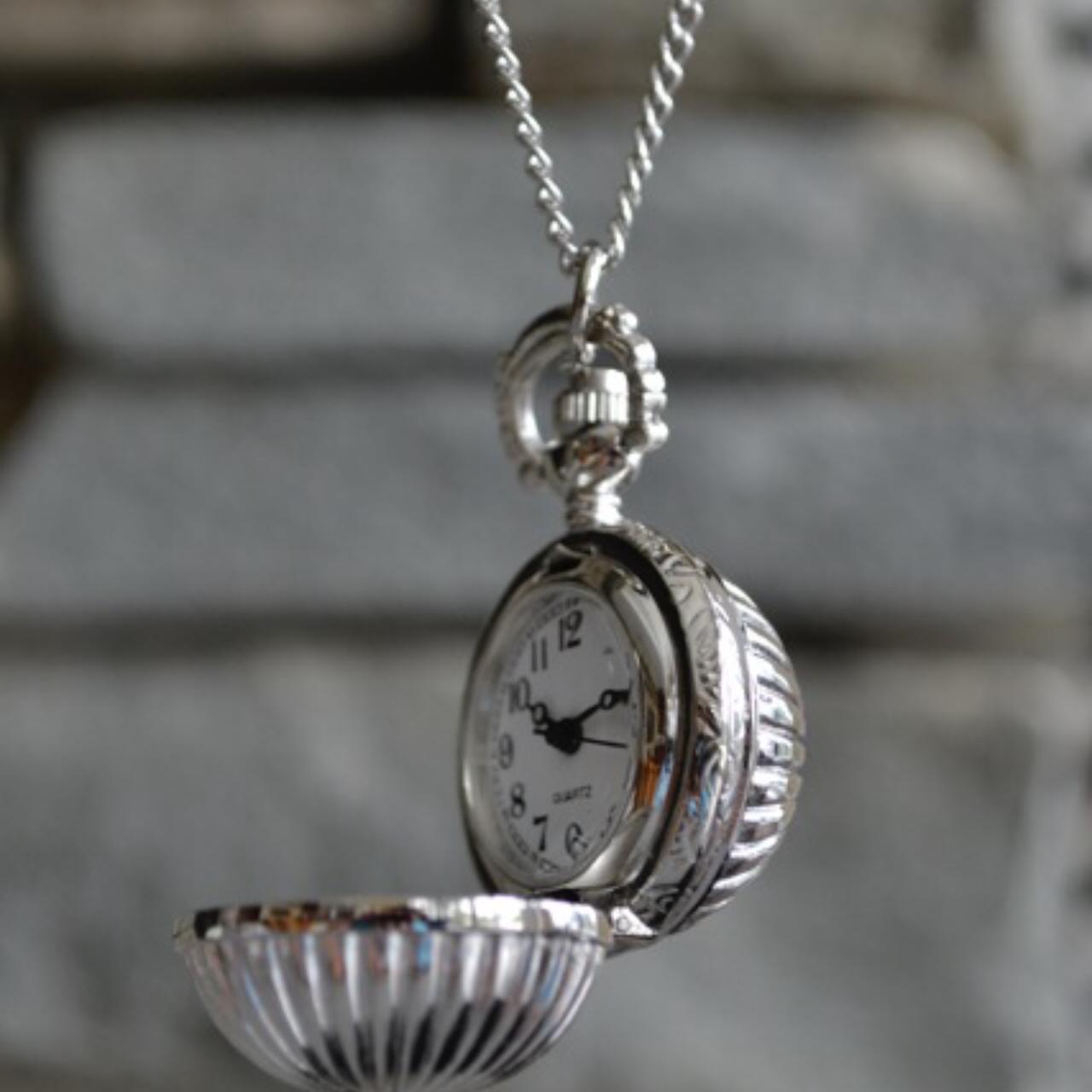 Acorn shaped sphere pocket watch Exquisitely... - Depop