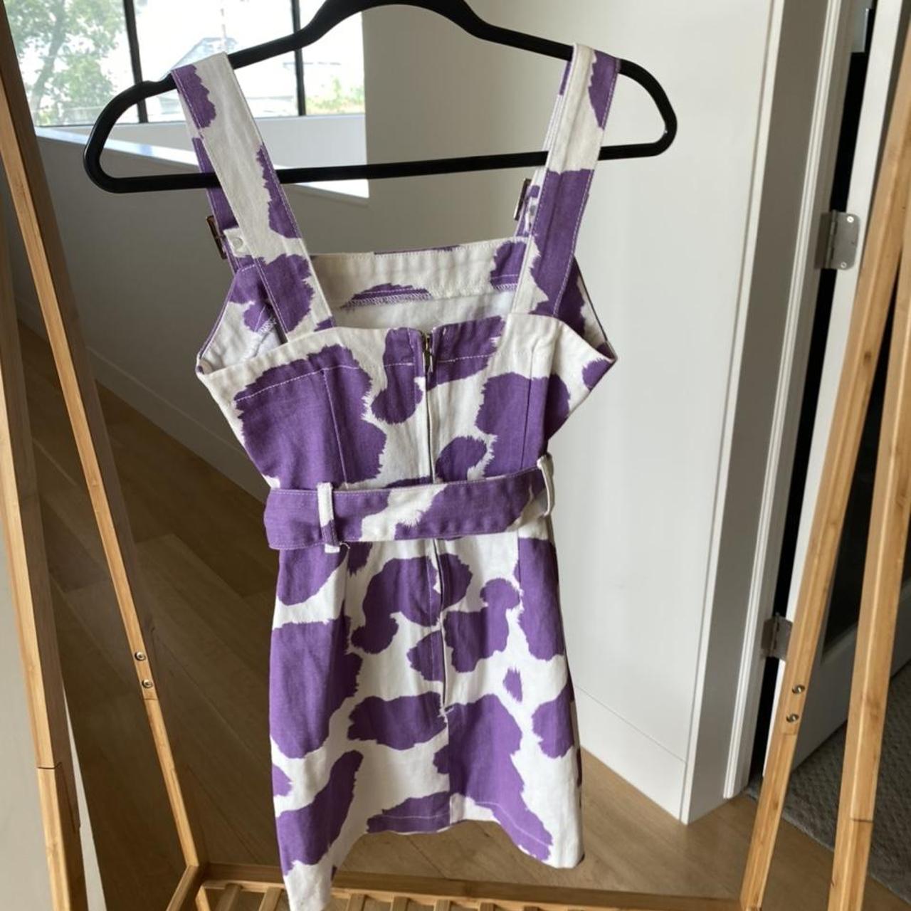 Jaded London purple cow print dress🦄 super... - Depop