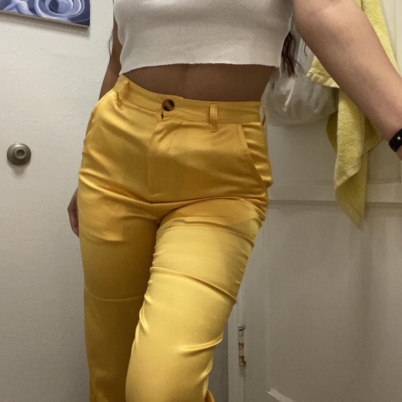 Selling these Golfwang yellow chinos size... - Depop