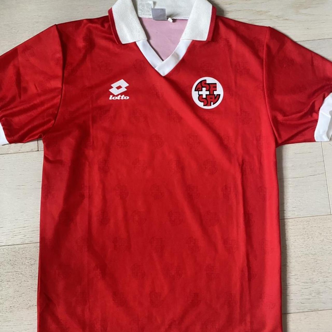 Lotto Men's Red T-shirt | Depop