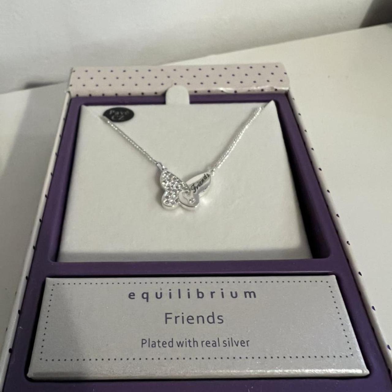 Equilibrium Necklace with ‘Friends’ Engraved Onto... - Depop