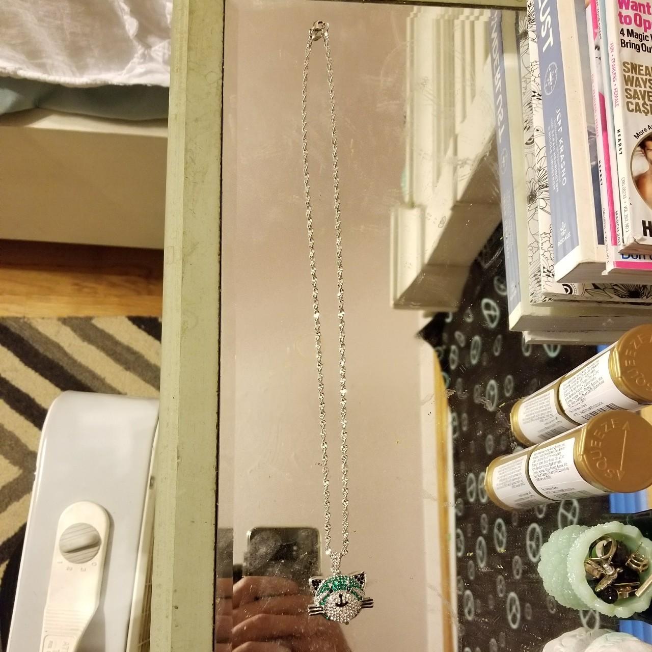 The Weeknd kissland oxy bear chain 18k white gold... | Depop