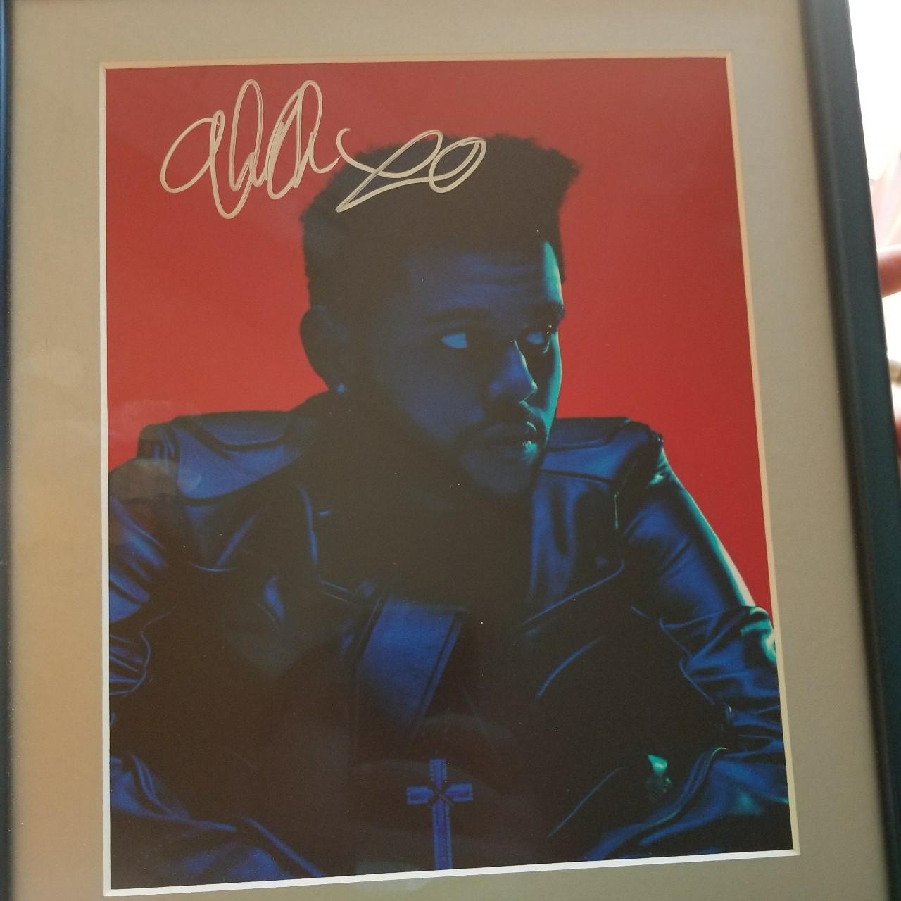 The Weeknd signed and framed with certificate of... | Depop