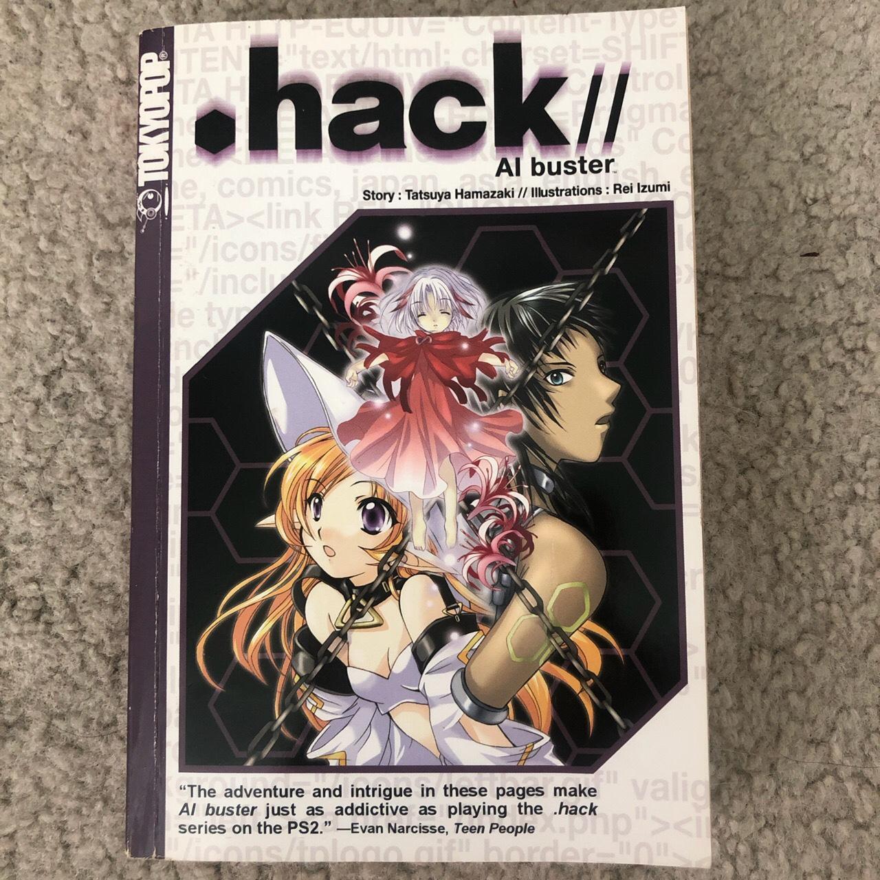 So before purchasing. .hack AI buster book. Not like... - Depop