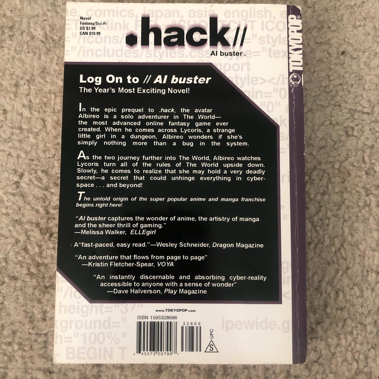 So before purchasing. .hack AI buster book. Not like... - Depop