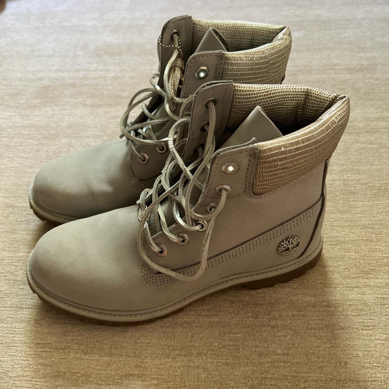 Grey Timberland boots #timberland #boots #snowboots... - Depop