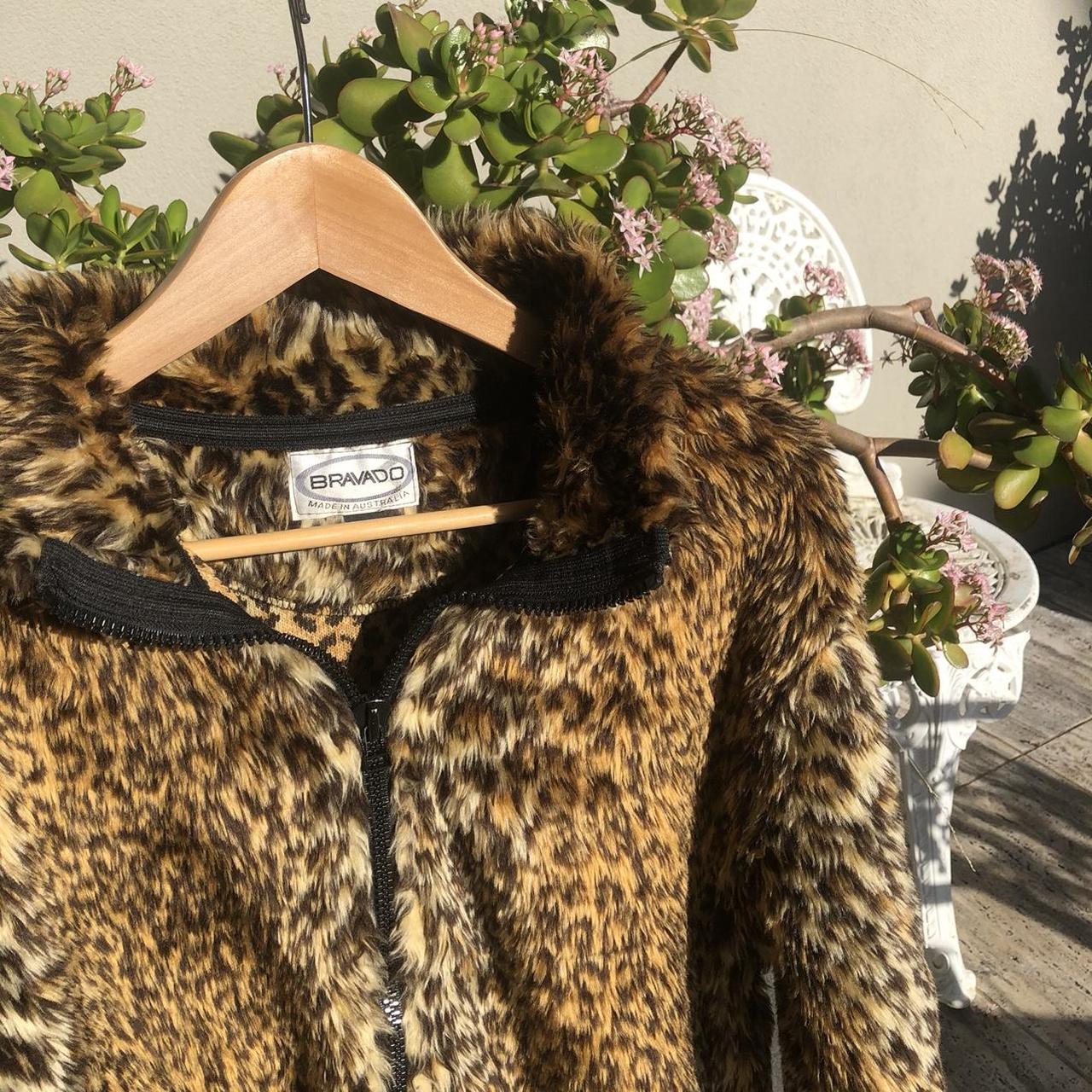 Beautiful vintage Leopard jacket 🪐 can fit size 6-12... - Depop
