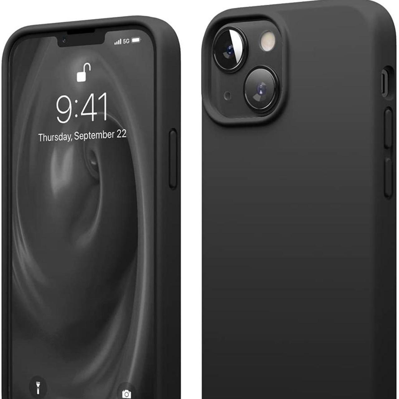 Silicone iPhone 13 mini black case - brand new... - Depop