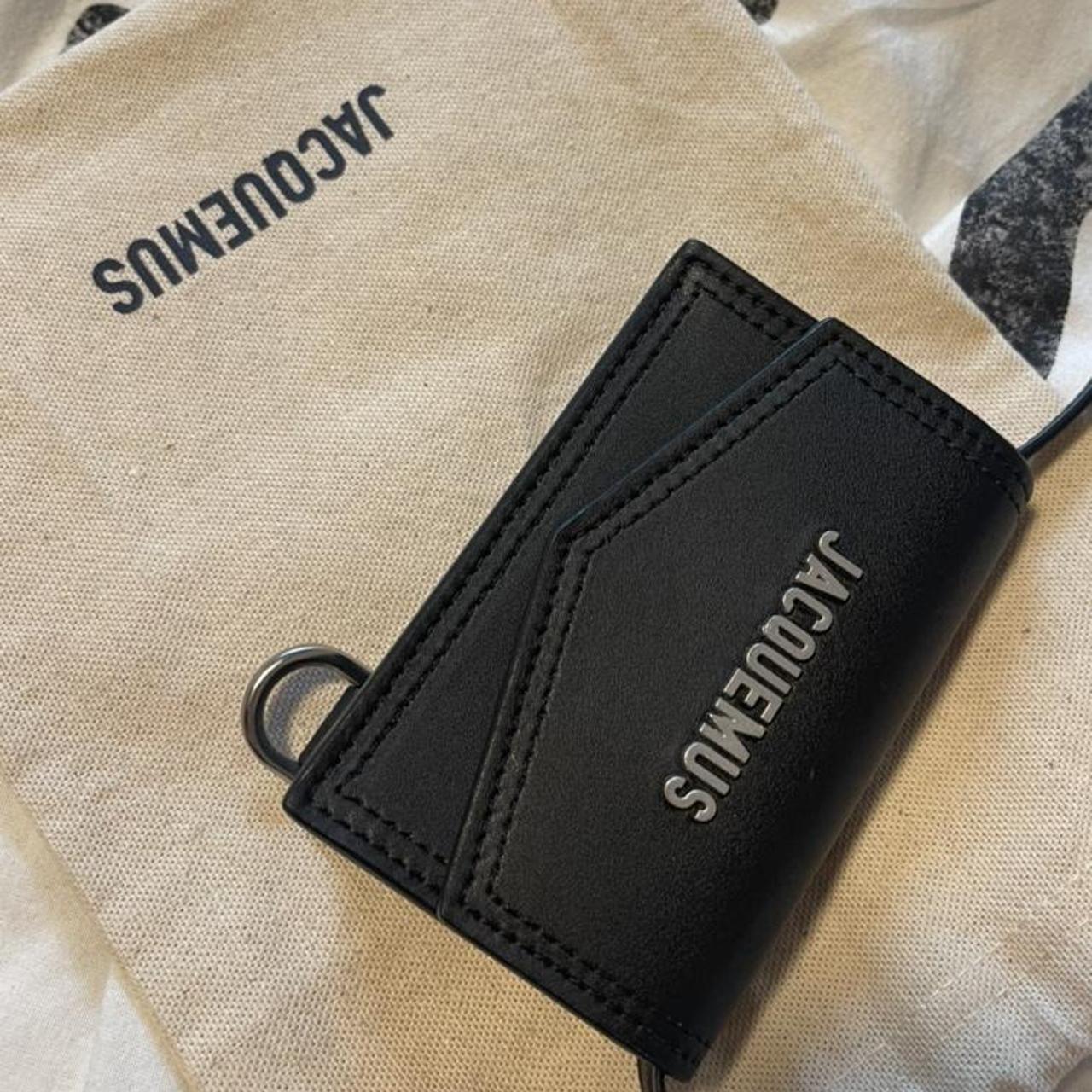 Jacquemus Men's Black and Silver Bag | Depop