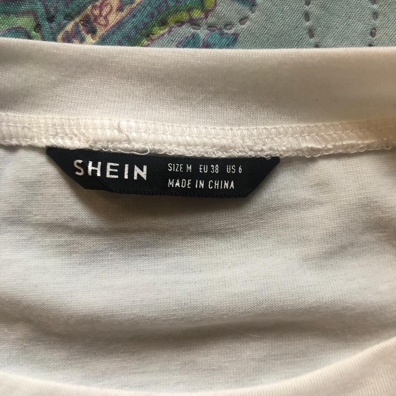 Shein while crop top with lace up sides. Great... - Depop