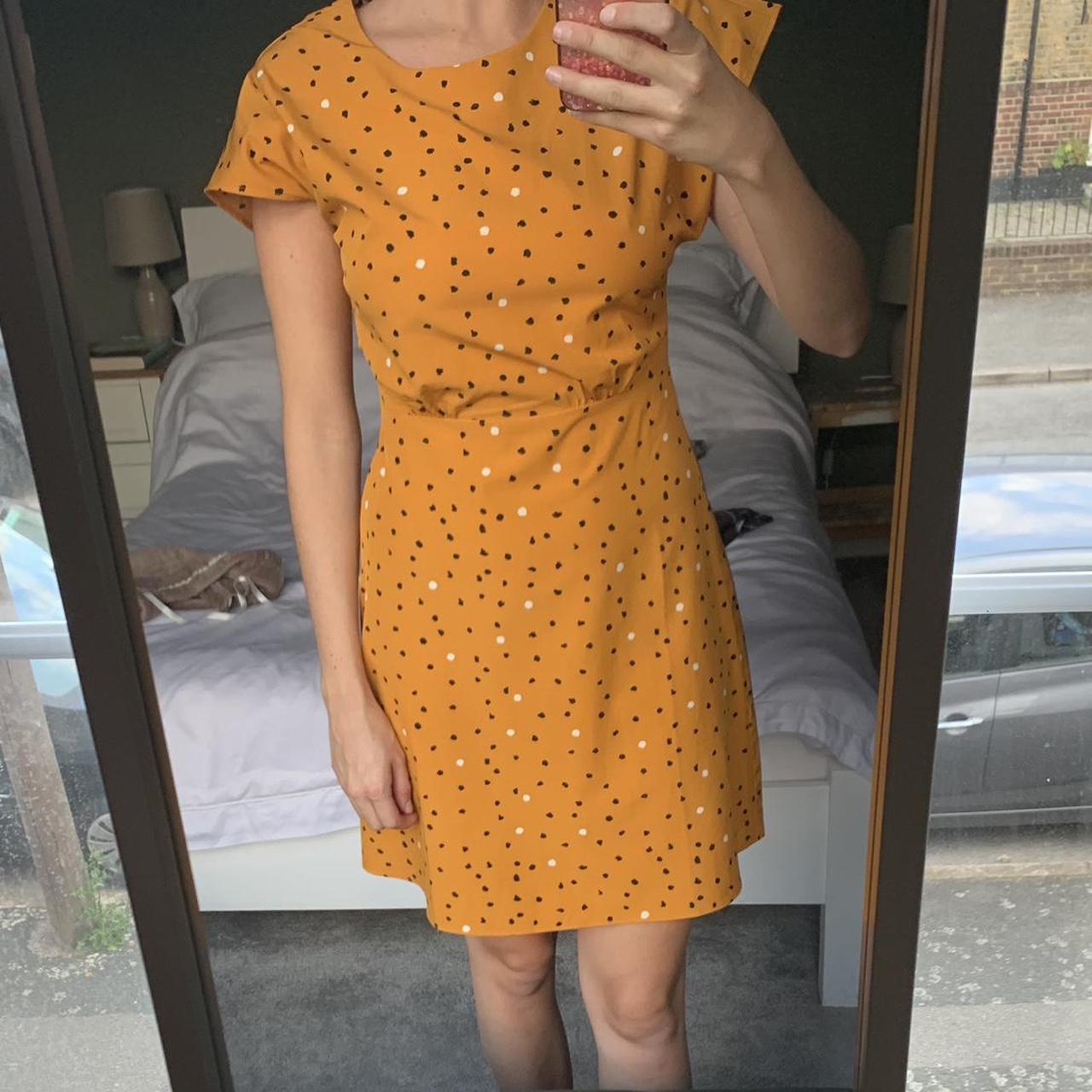 Mango yellow work dress - Depop
