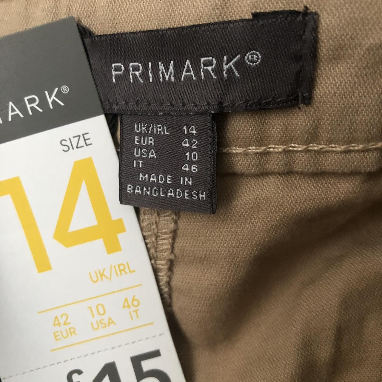 Primark Beige Cargo Pants Size 14 In very good... - Depop