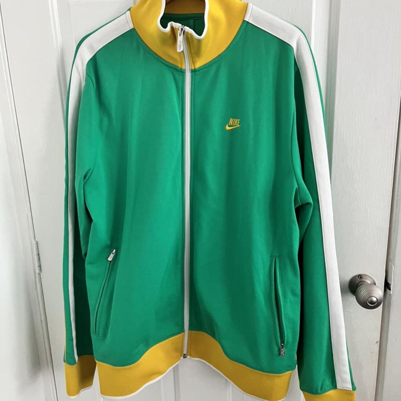 N98 signature green track jacket from 2010... - Depop