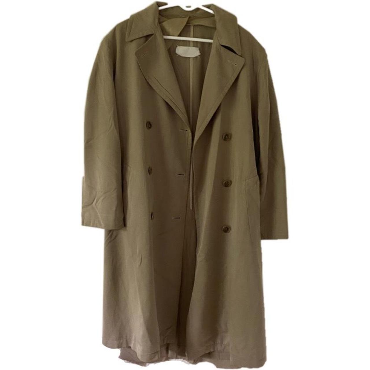 Margiela blank tag aw2001 runway artisnal trench coat | Depop