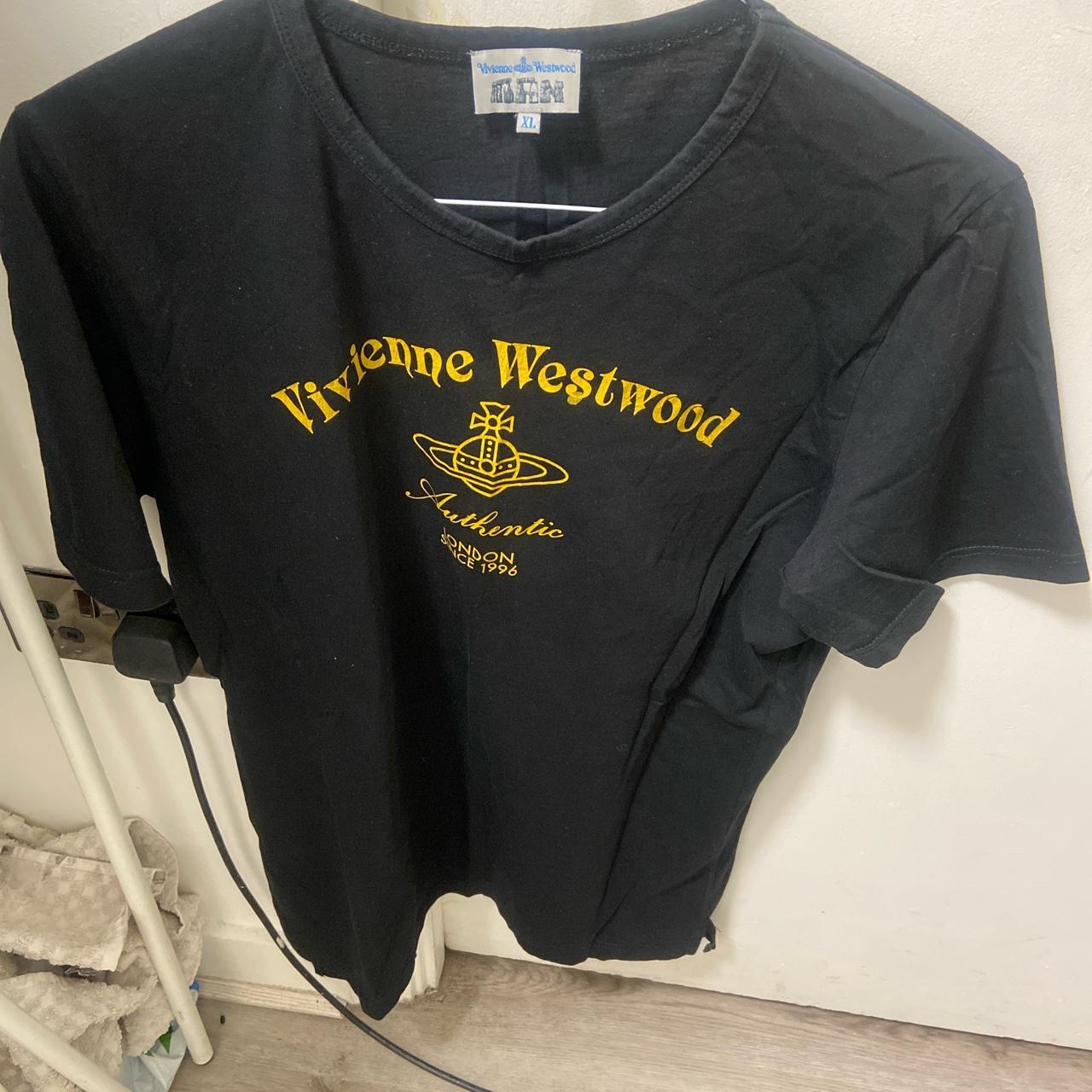 Vivienne Westwood t shirt size XL worn a handful of... - Depop