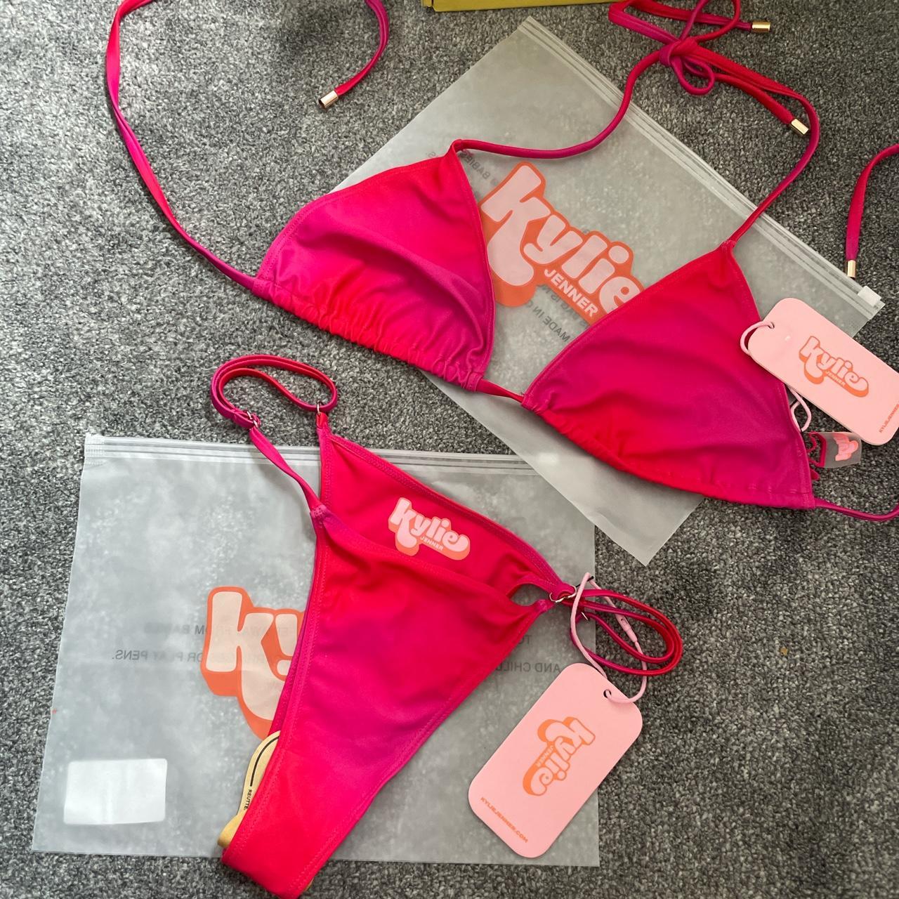 Kylie Jenner Kylie Swim Triangle Bikini Top and... - Depop