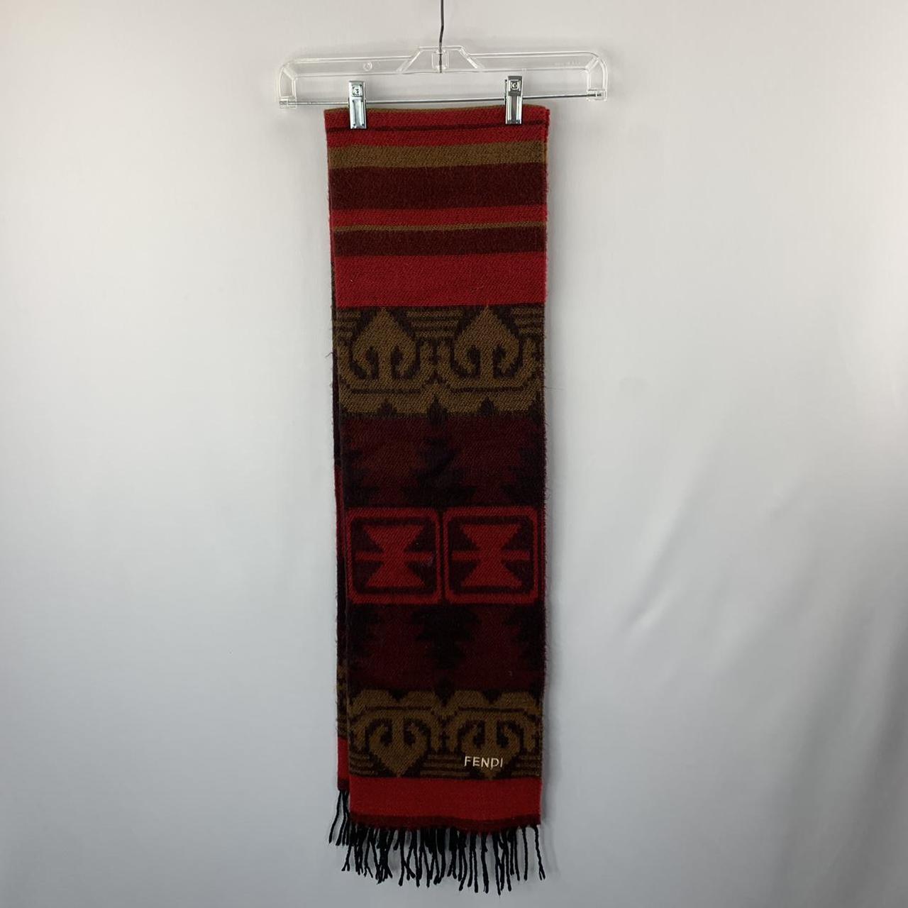 ️ Red And Brown Fendi Scarf ️ - FREE SHIPPING!!... - Depop
