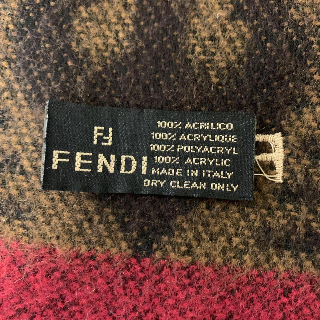 ️ Red And Brown Fendi Scarf ️ - FREE SHIPPING!!... - Depop