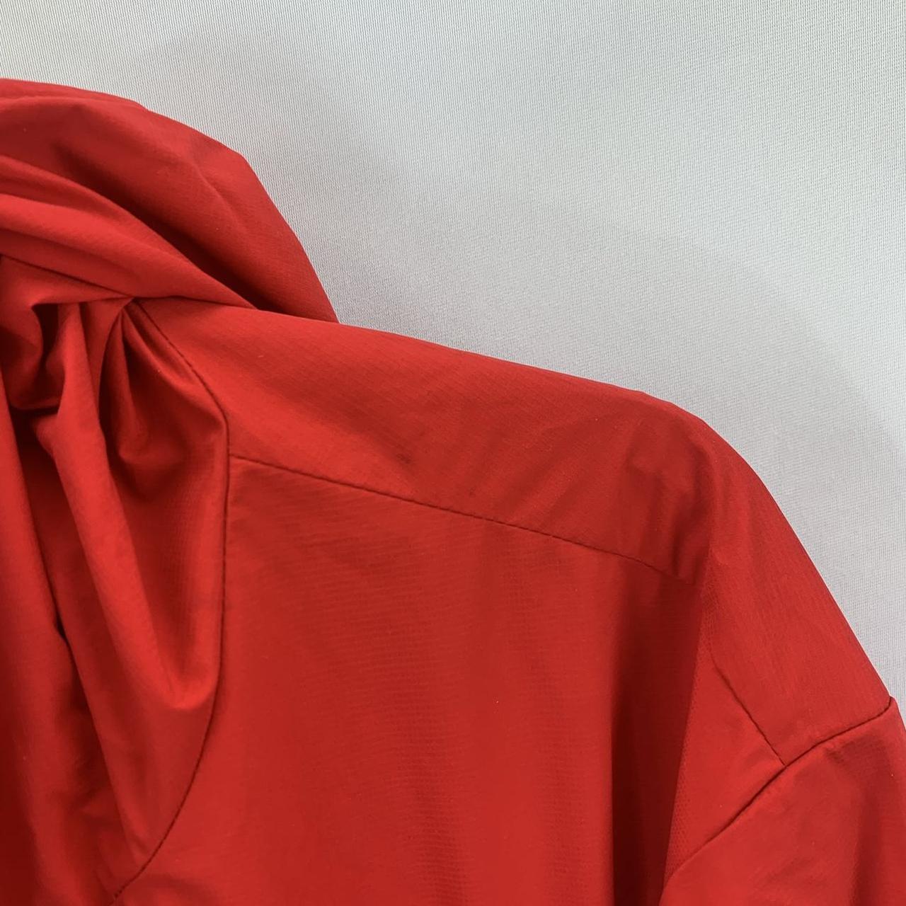 Hunter Men's White and Red Jacket | Depop