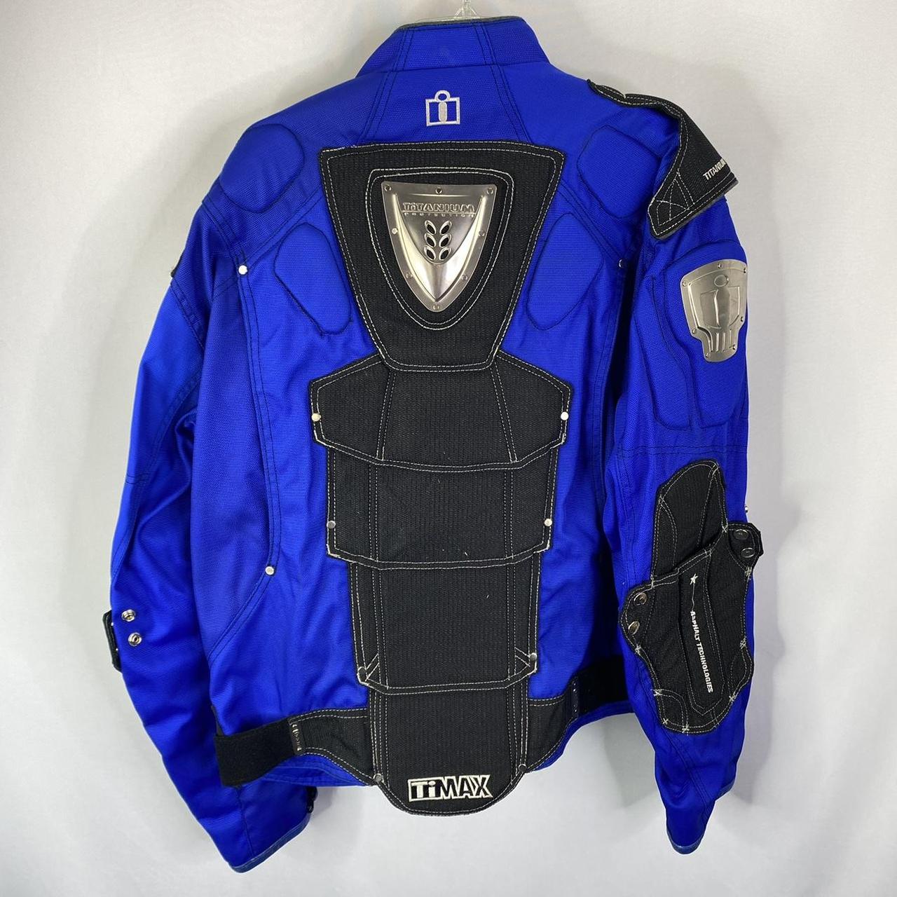 🖤 UCON Blue Padded Motorcycle/Riding Timax Jacket... - Depop