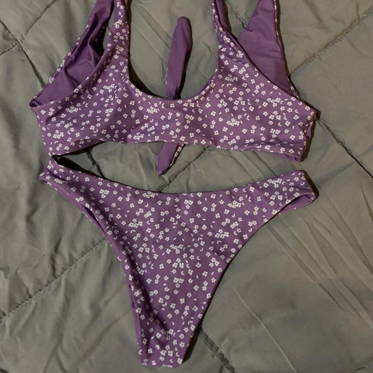 ZAFUL Women's Purple Bikinis-and-tankini-sets | Depop