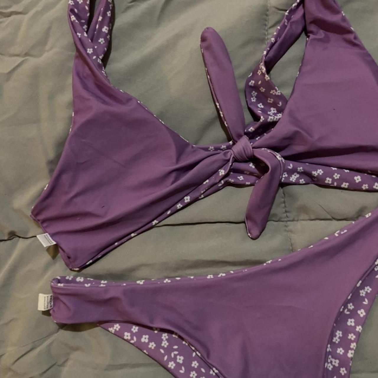 ZAFUL Women's Purple Bikinis-and-tankini-sets | Depop