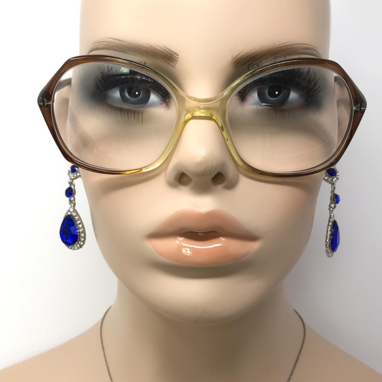 Vintage Hadley 100 Peri Eyeglasses Brown Butterfly... - Depop