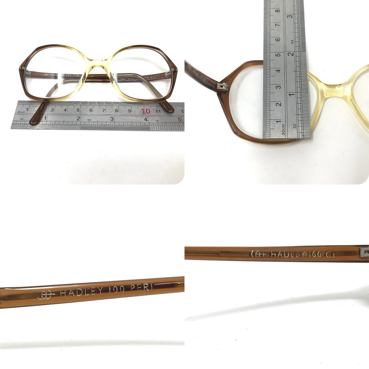 Vintage Hadley 100 Peri Eyeglasses Brown Butterfly... - Depop