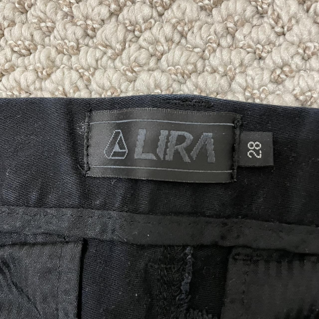 LIRA CROSSROAD CHINO PANTS. COLOR: BLACK. SIZE:... - Depop