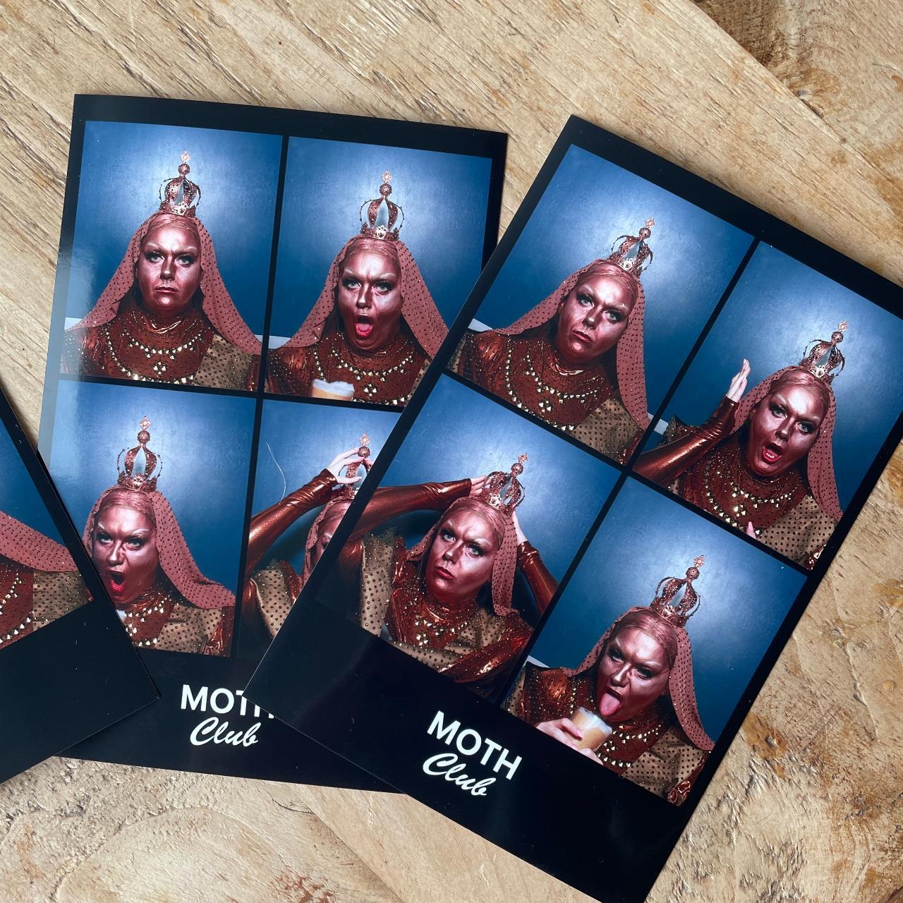 Photobooth images from Moth Club London, taken at... - Depop
