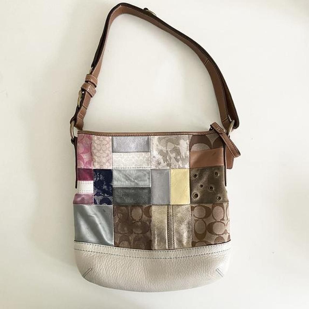 Authentic vintage patchwork Coach bag! This Coach... - Depop