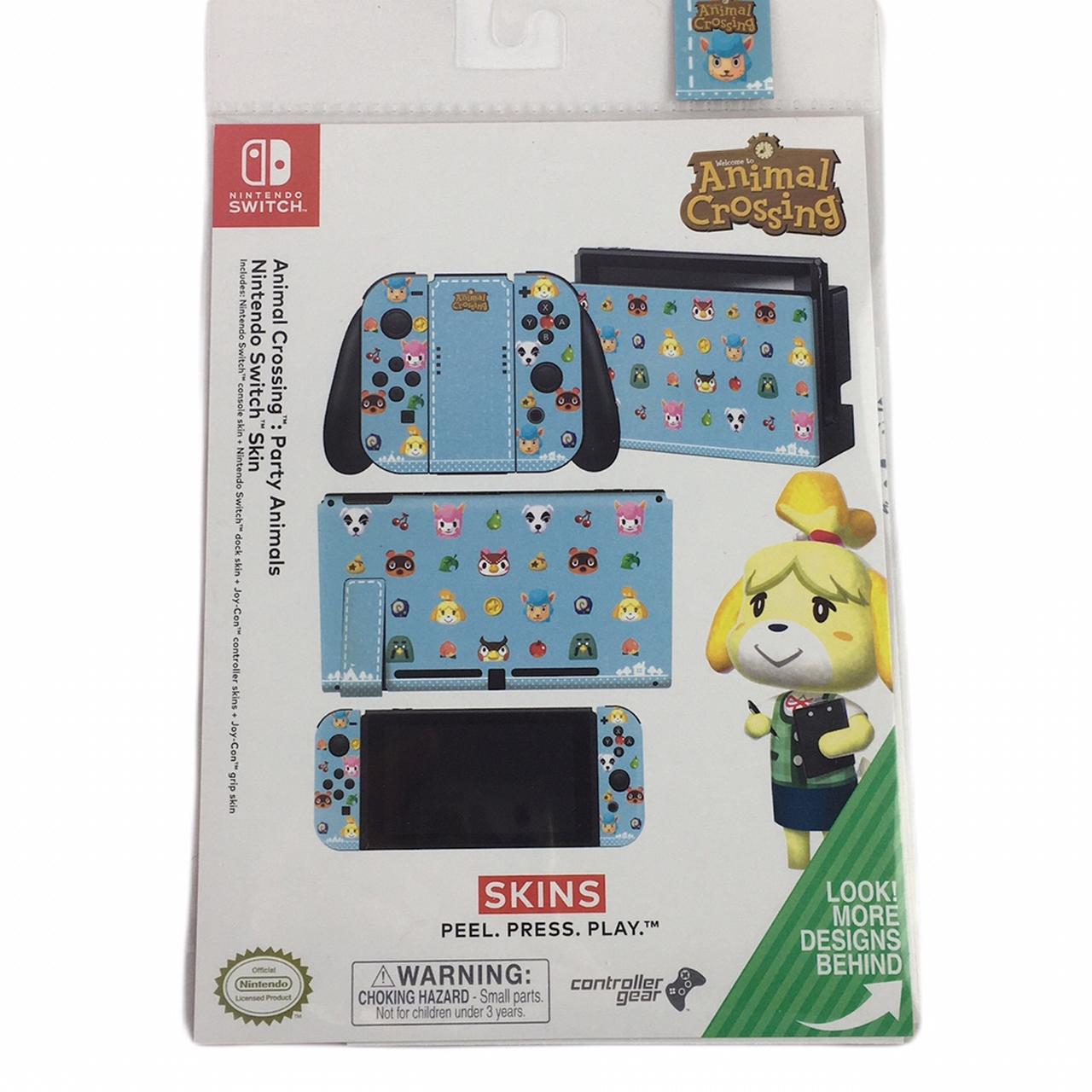 Animal Crossing : Party Animals Nintendo Switch Skin... - Depop