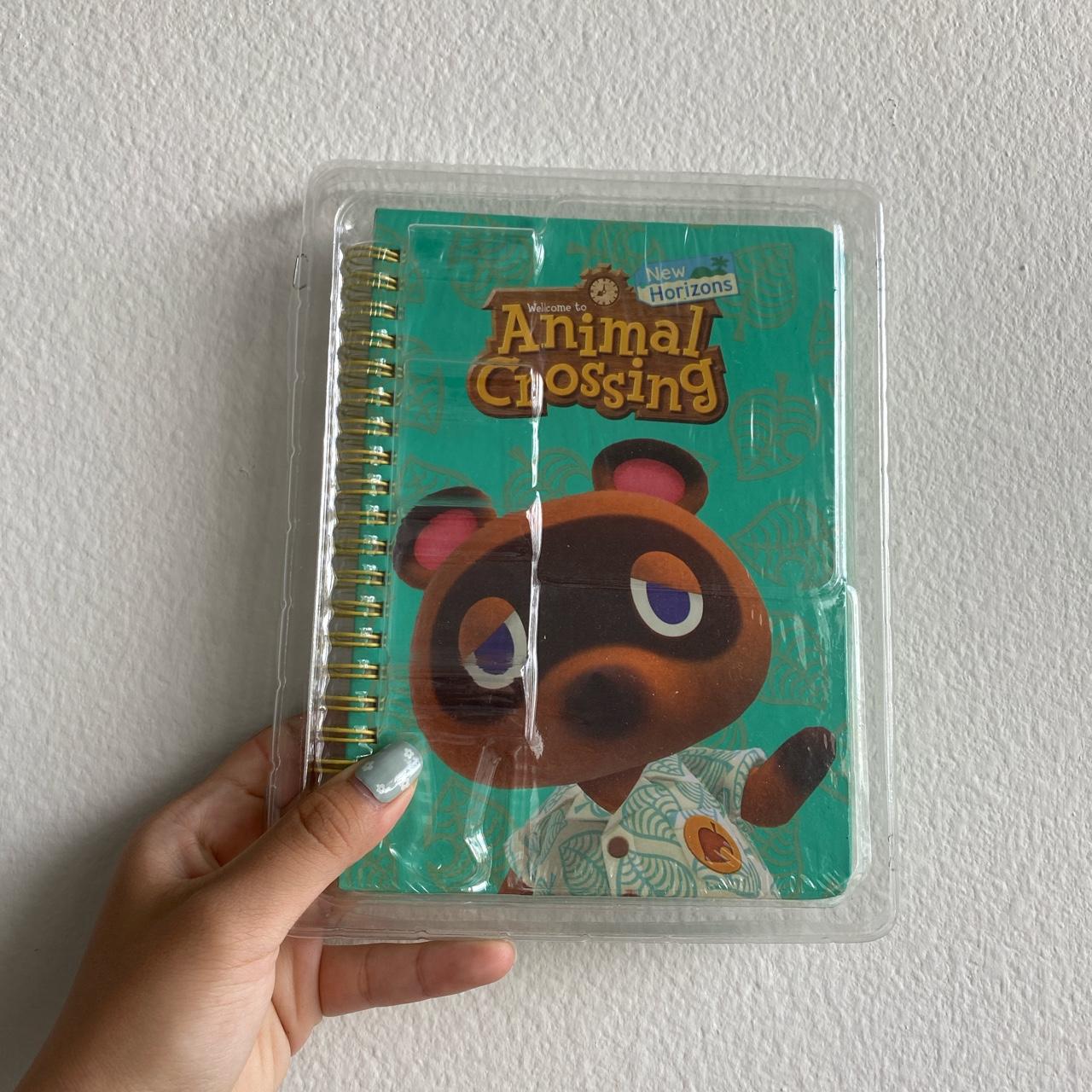 animal crossing tom nook notebook 💚 still in... - Depop